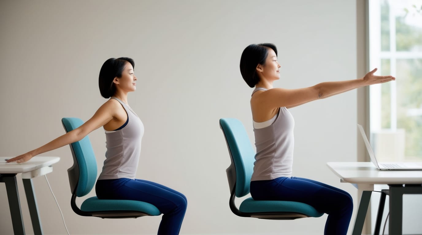 Top 4 Chair Yoga Poses for Office Workers to Boost Energy ...