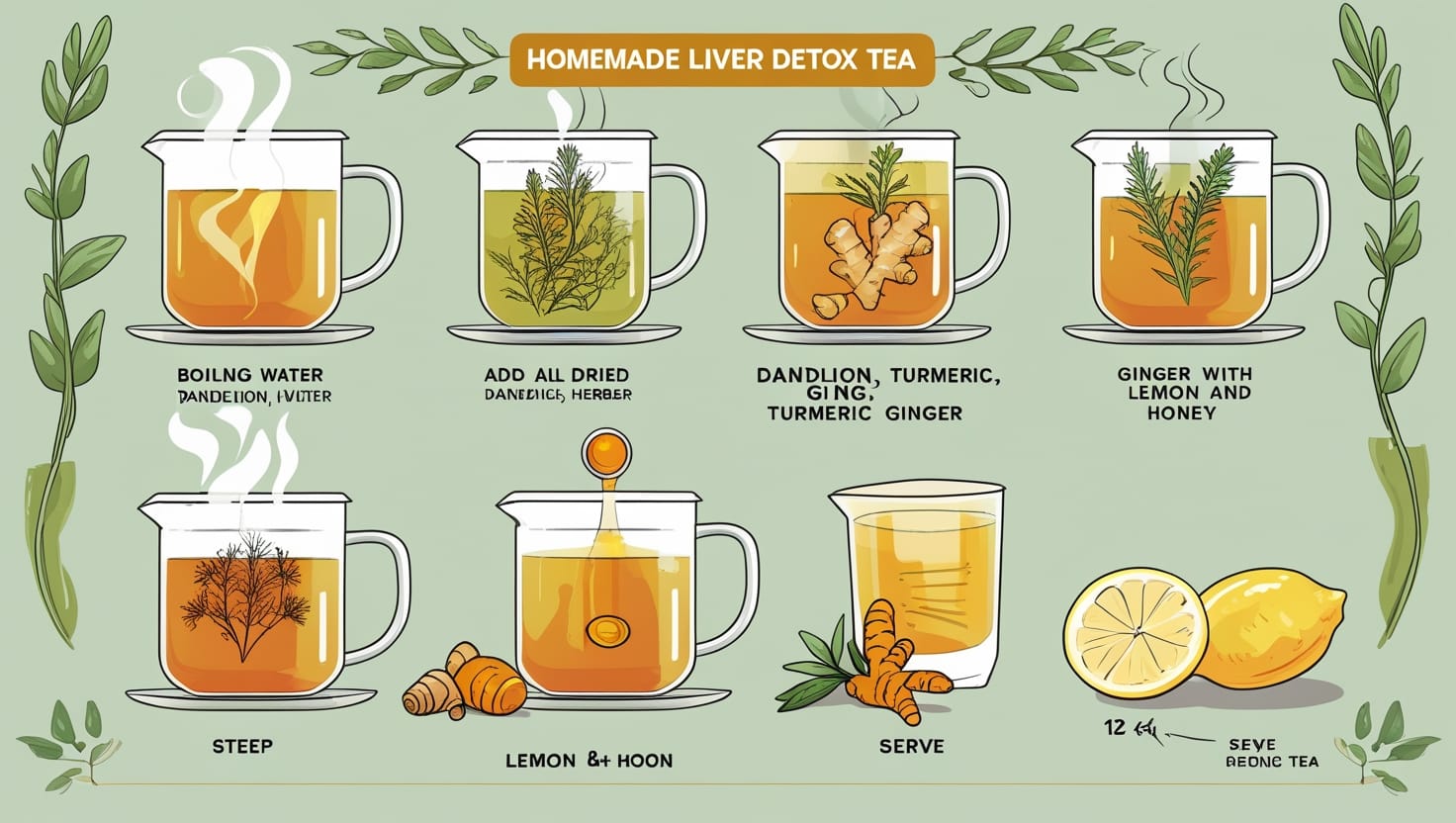 Liver Detox Tea : Clean Your Liver Naturally with Herbal Teas